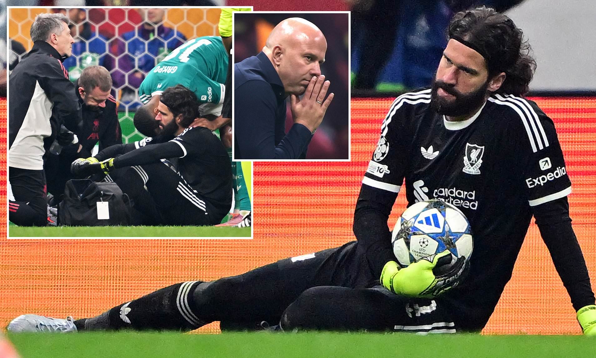 Arne Slot's worst fear confirmed with Alisson Becker set to miss SIX ...